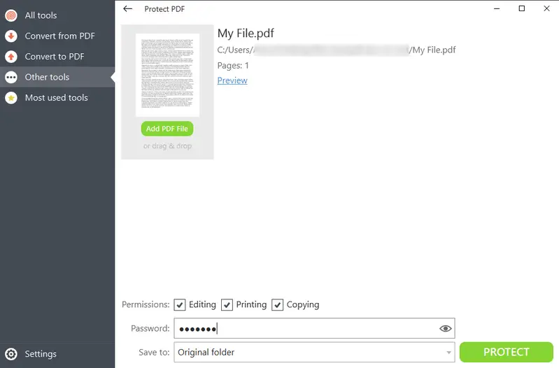 Password Protect PDF on Windows 10, 11: 3 Ways - PDF Candy